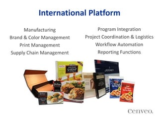 Cenveo labels & packaging overview quick deck 5.4.15