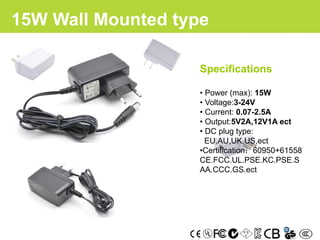 Cenwell power adapter catalogue | PDF