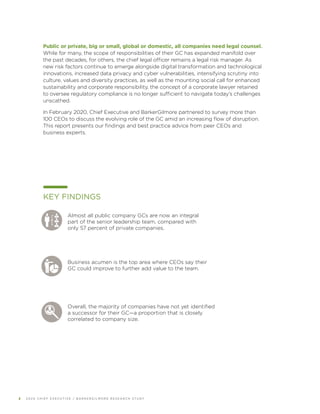 Ceo survey-the-role-and-value-of-todays-modern-gc | PDF | Legal Services Industry | Industries