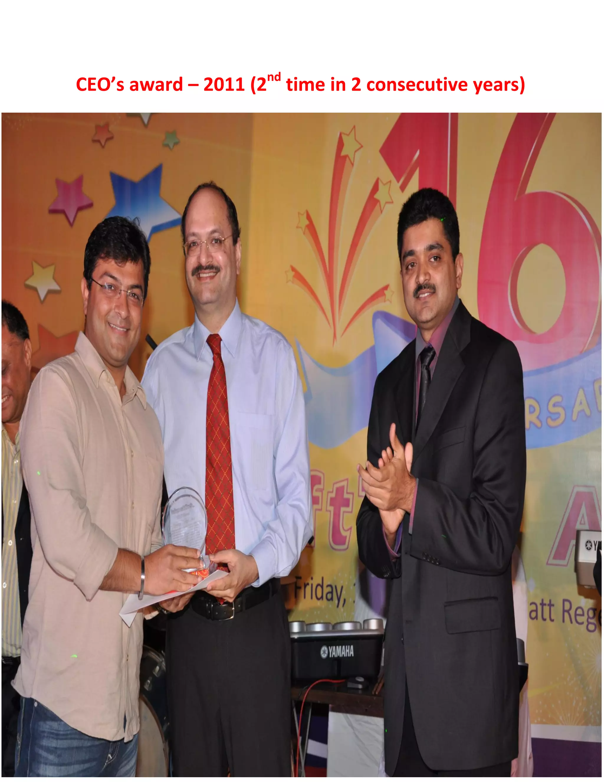 CEO Award - 2011 | PDF
