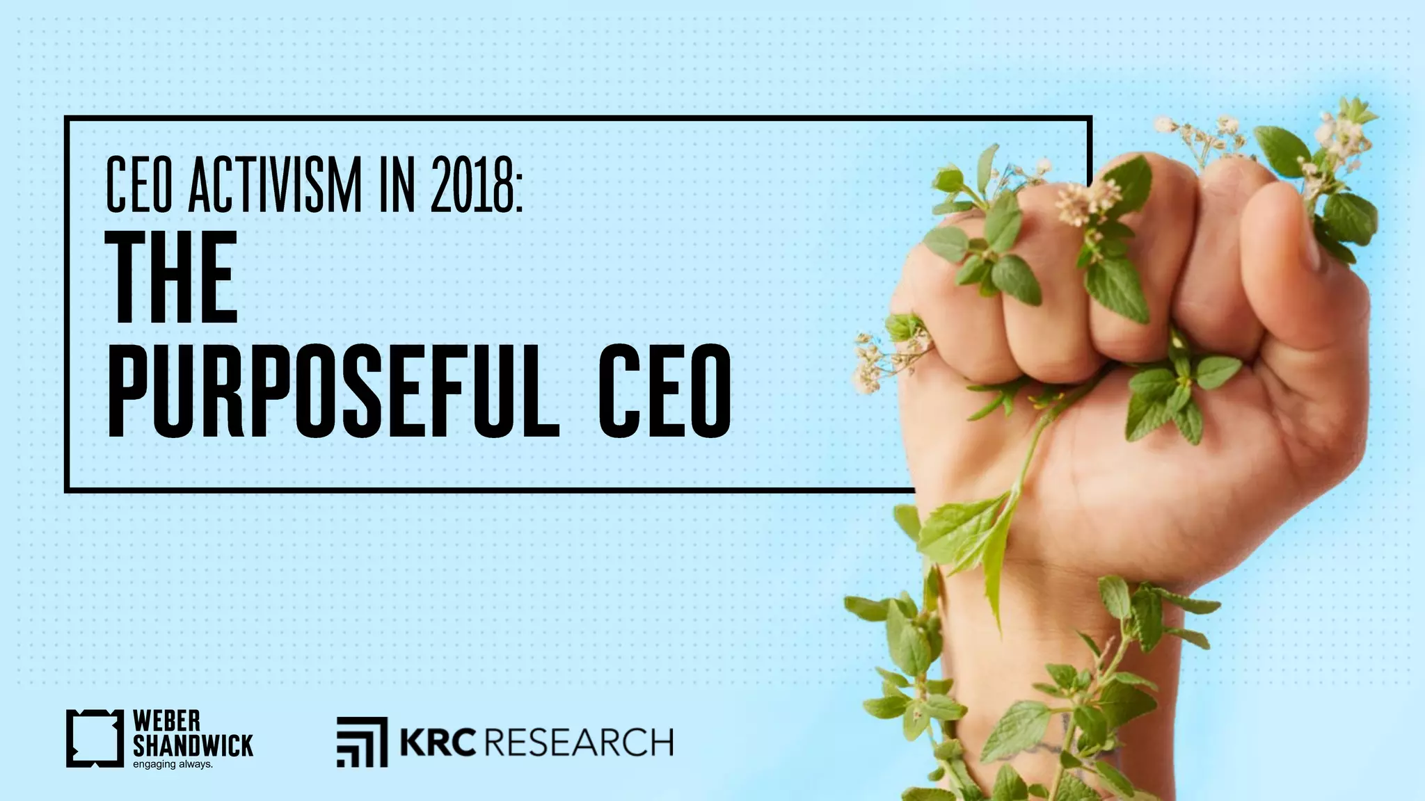 CEO Activism in 2018: The Purposeful CEO | PPT