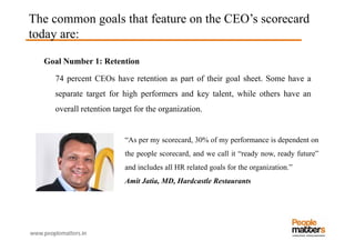 CEO as the Chief Talent Officer study 2011 - A People Matters & Monster ...