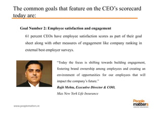 CEO as the Chief Talent Officer study 2011 - A People Matters & Monster ...