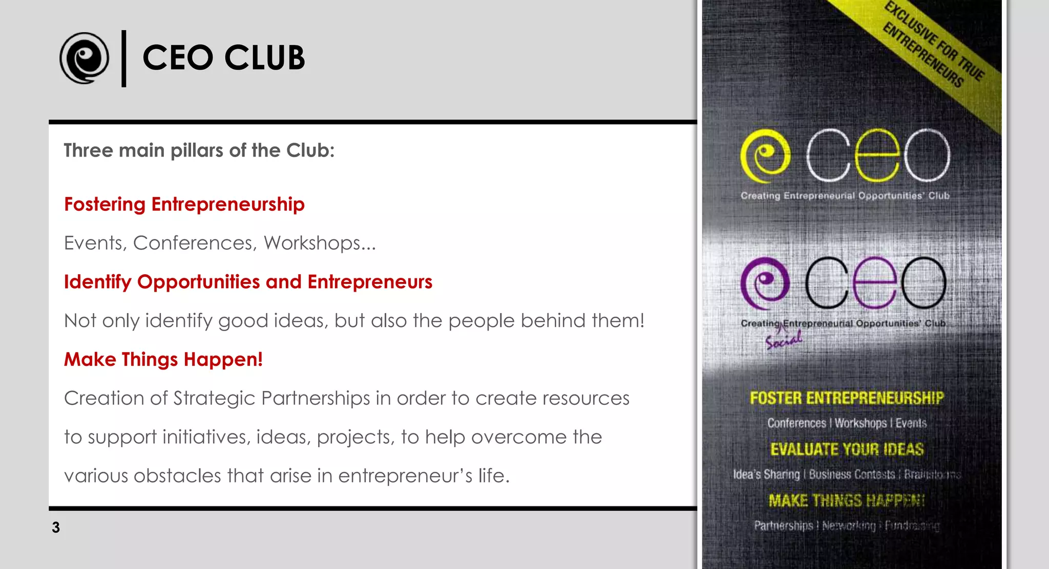 CEO Club Presentation | PPTX