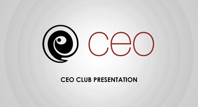 CEO Club Presentation | PPTX