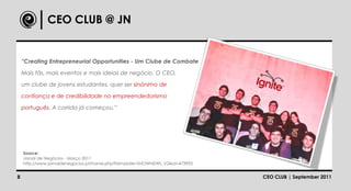 CEO Club Presentation | PPTX
