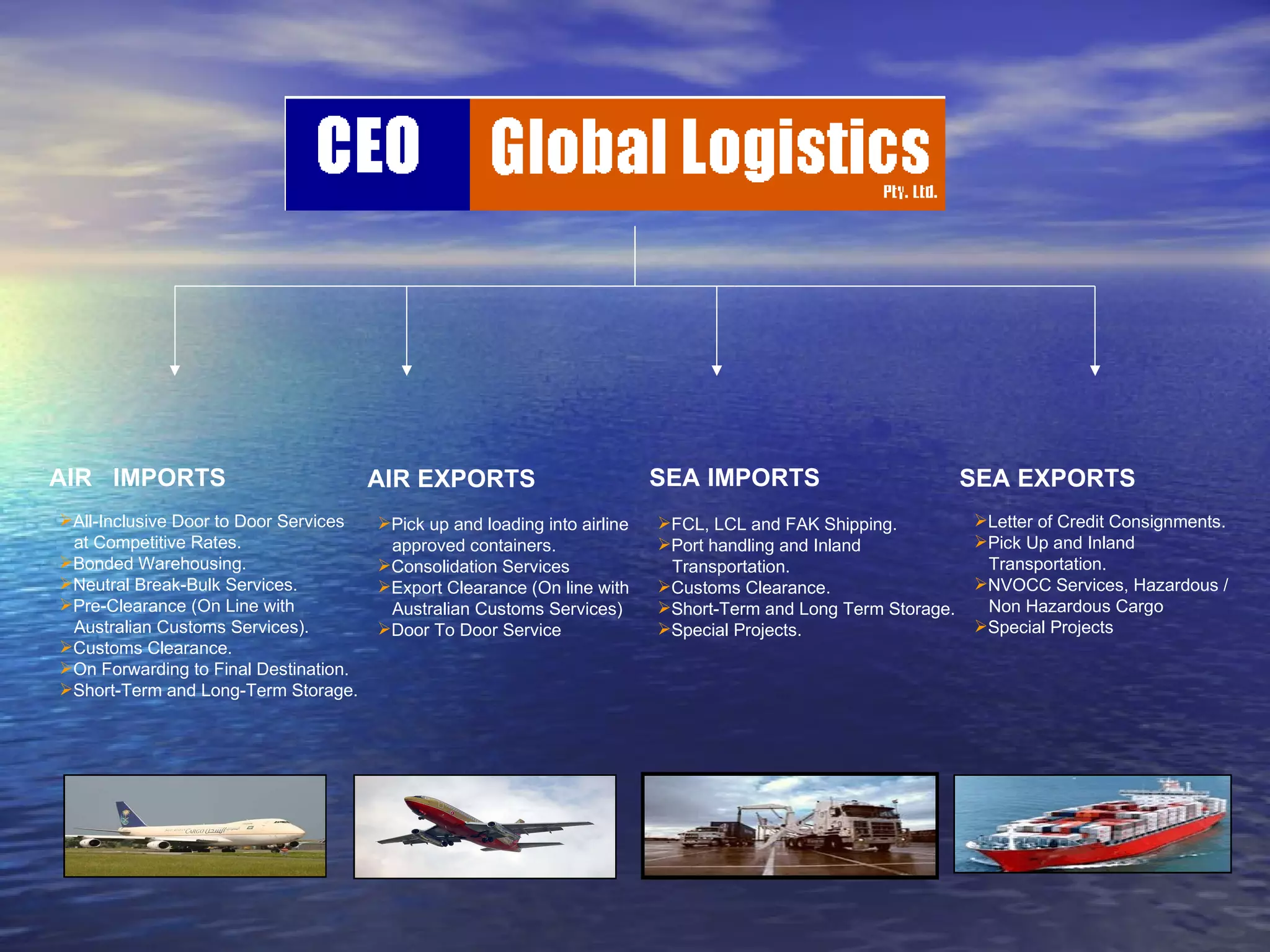 Ceo Company Profile Powerpoint | PPT | Logistics | Business