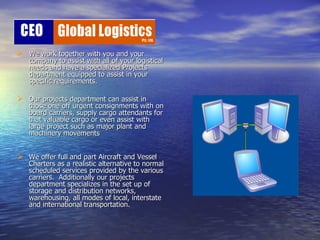 Ceo Company Profile Powerpoint | PPT