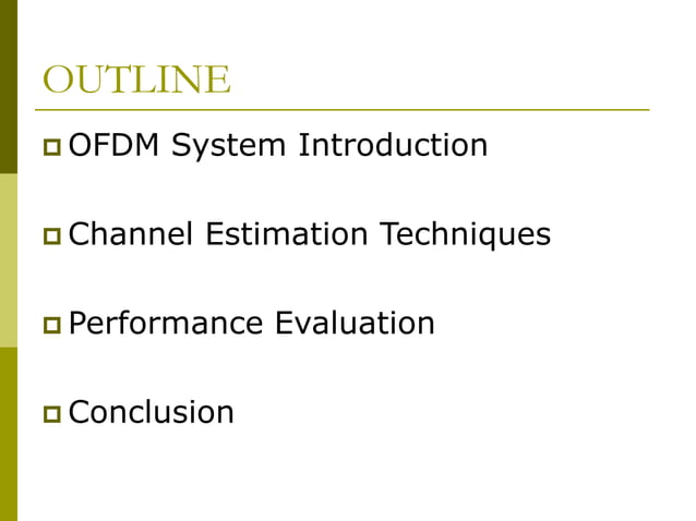 Channel Estimation in OFDM TechniquesSystems.ppt | Computer Networking | Computing