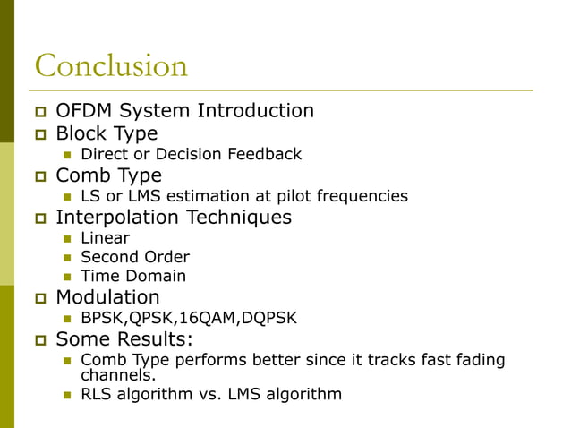 Channel Estimation in OFDM TechniquesSystems.ppt