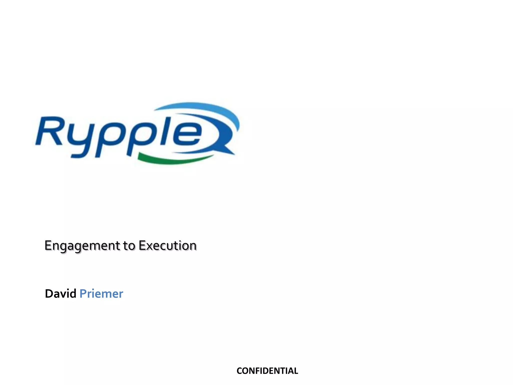 Employee Engagement to Execution | PPT