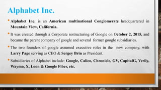 CEO of Alphabet - Larry Page | PPT