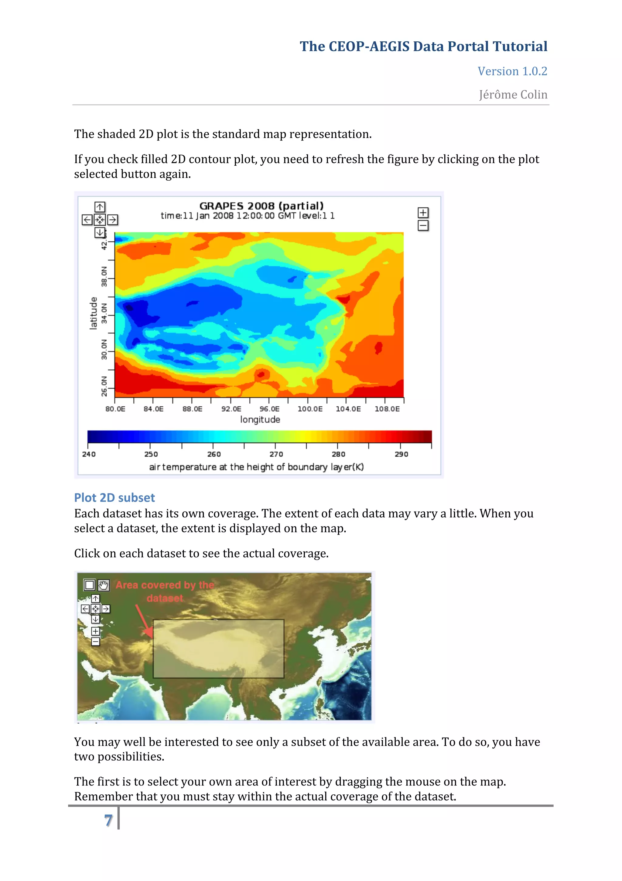 CEOP-AEGIS Data Portal Tutorial | PDF | Internet for Beginners | Internet