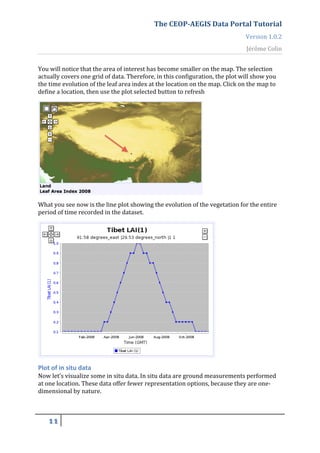 CEOP-AEGIS Data Portal Tutorial | PDF