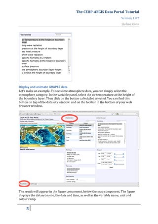 CEOP-AEGIS Data Portal Tutorial | PDF | Internet for Beginners | Internet