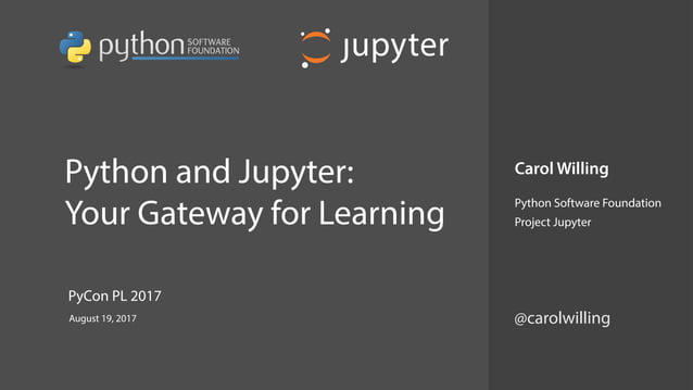 Python and Jupyter: Your Gateway for Learning | PPT