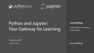 Python and Jupyter: Your Gateway for Learning | PPT