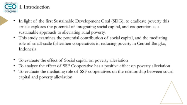 Model for Poverty Alleviation in emerging country | PPT