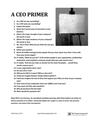 Ceo primer | PDF