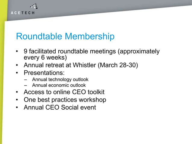 CEO Roundtable | PPTX