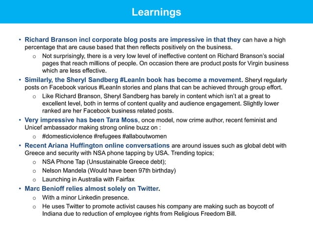 5 Great Examples of CEO Thought Leadership Through Social Media | PPT