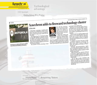 CEO Speak (Faisal Husain, Synechron) | PPT