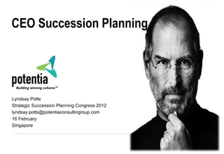Ceo succession planning | PPT