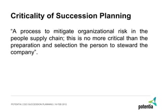 Ceo succession planning | PPT