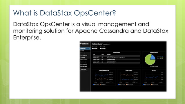 Overview of DataStax OpsCenter | PPT