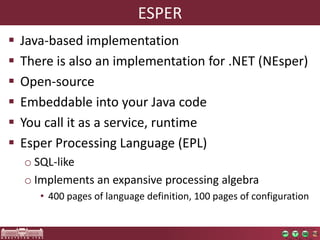 Complex Event Processing - A brief overview | PPT