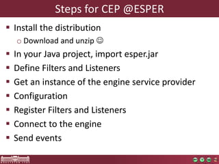 Complex Event Processing - A brief overview | PPT