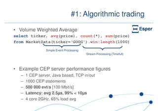 Complex Event Processing: What?, Why?, How? | PPT
