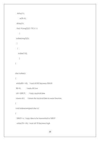 Android Control robot using 8051 microcontroler | PDF