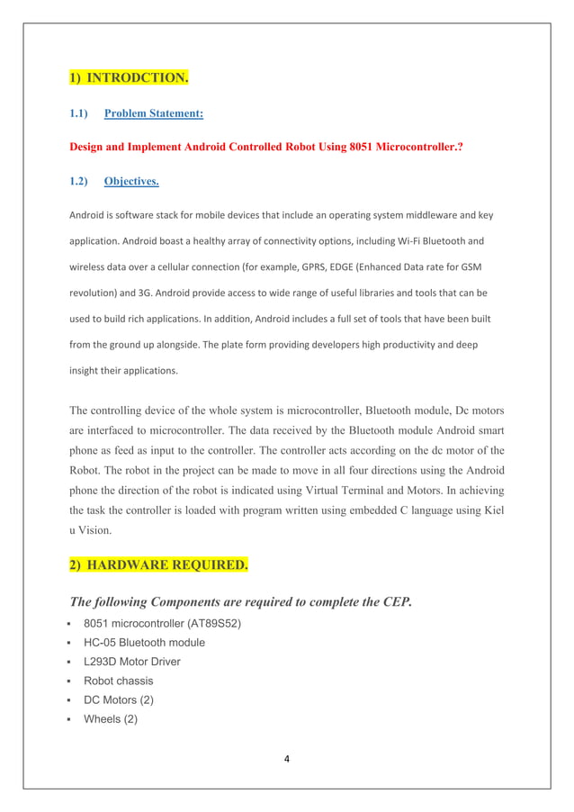 Android Control robot using 8051 microcontroler | PDF | Operating Systems | Computer Software ...