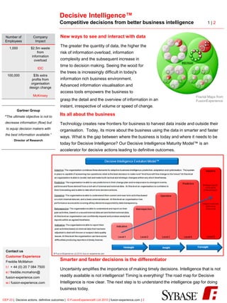 Cep 23 Decisive Intelligence Briefing V1 2 | PDF | Information Services Industry | Industries
