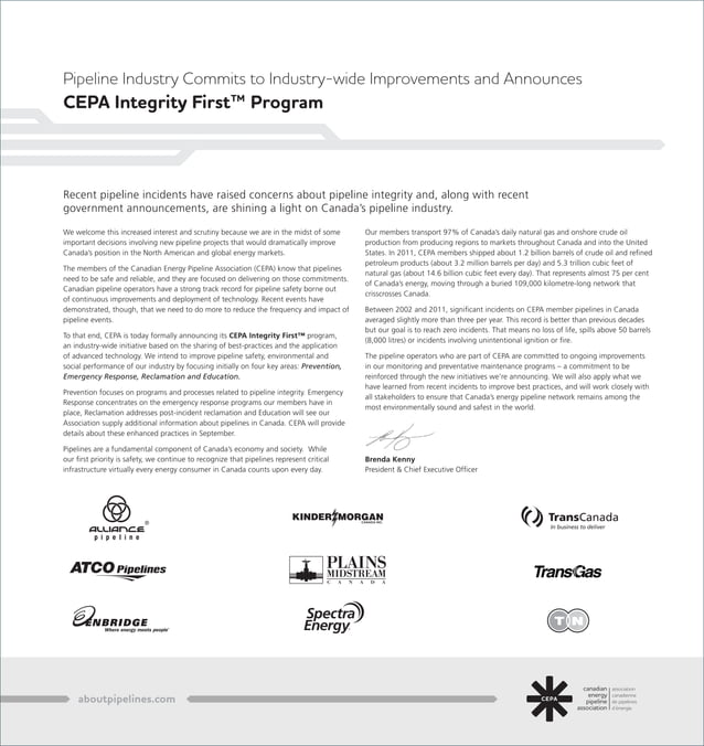 Integrity First program announcement | PDF