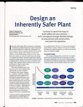 inherently safer design | PDF