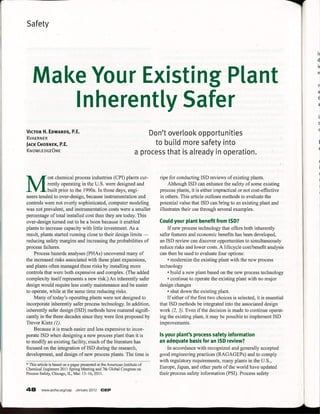 inherently safer design | PDF