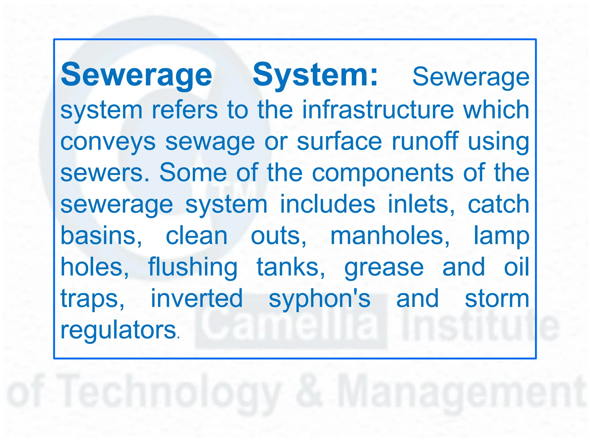 sewerage system civil engineering fifth sem ppt download | PDF