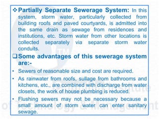 sewerage system civil engineering fifth sem ppt download | PDF