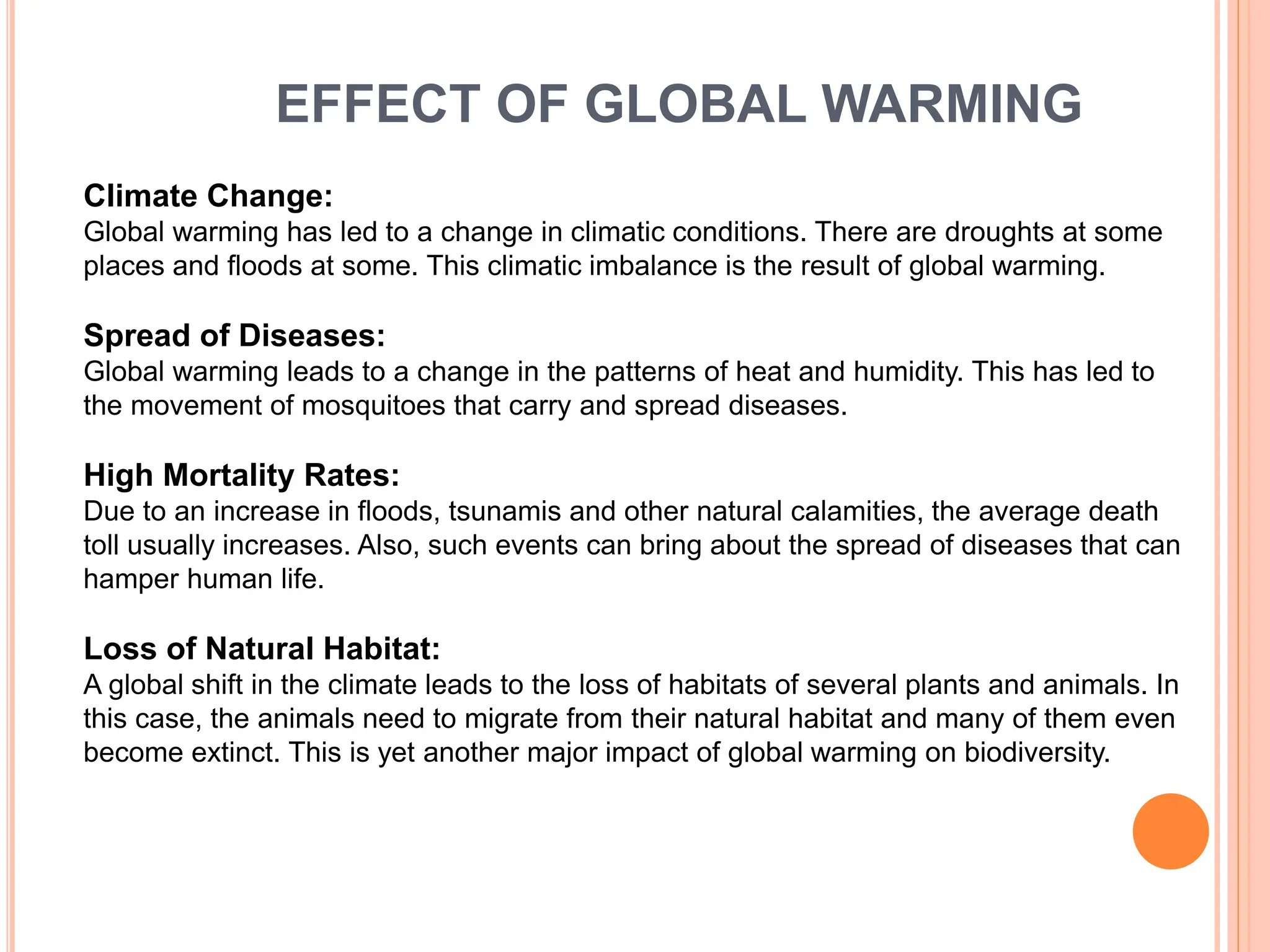 Global warming in Environment power point presentation | PPTX