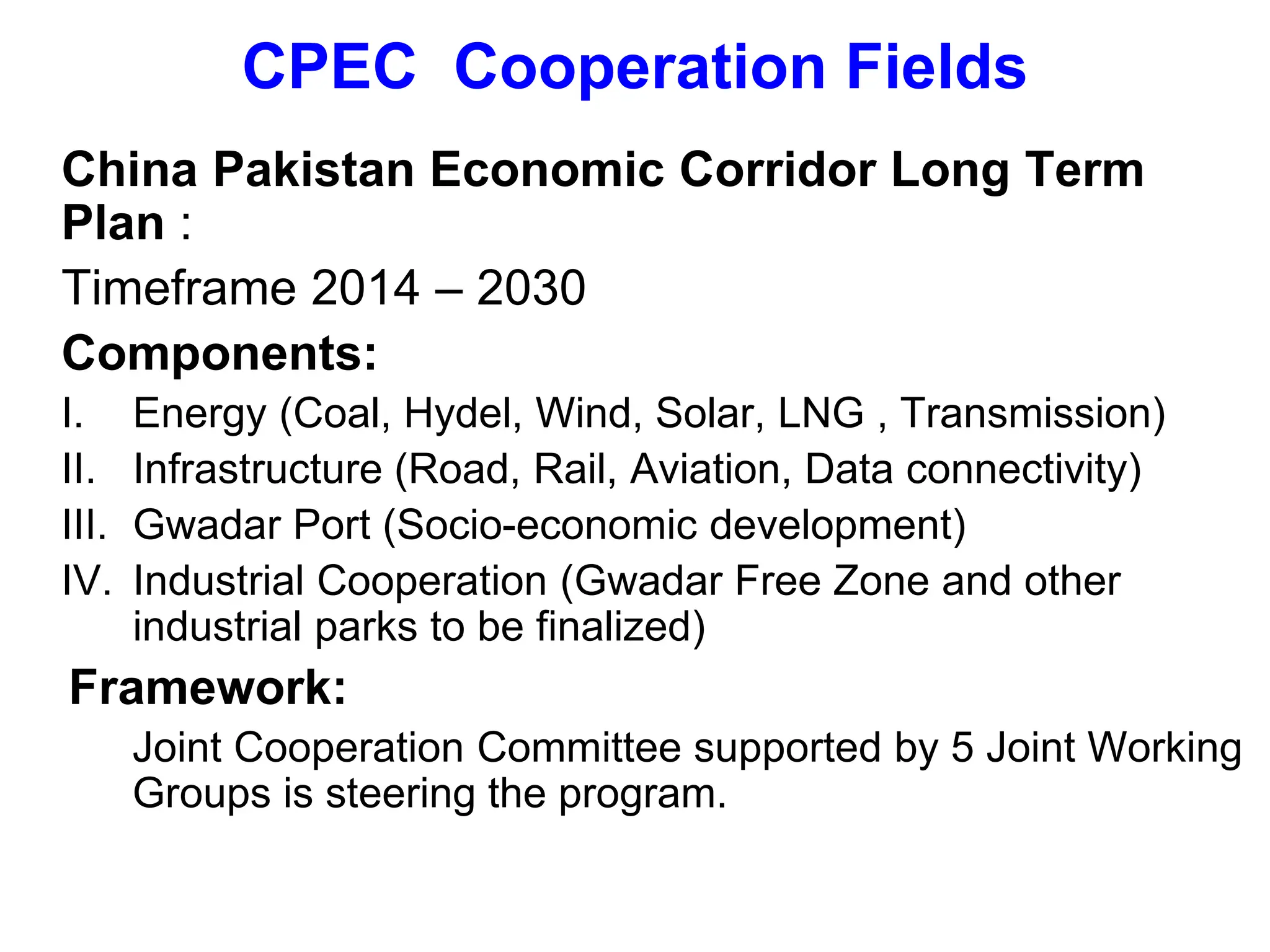 CEPEC Pakistan Development Plans & Progress.pptx
