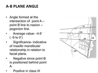 Cephalometric Analysis | PPTX