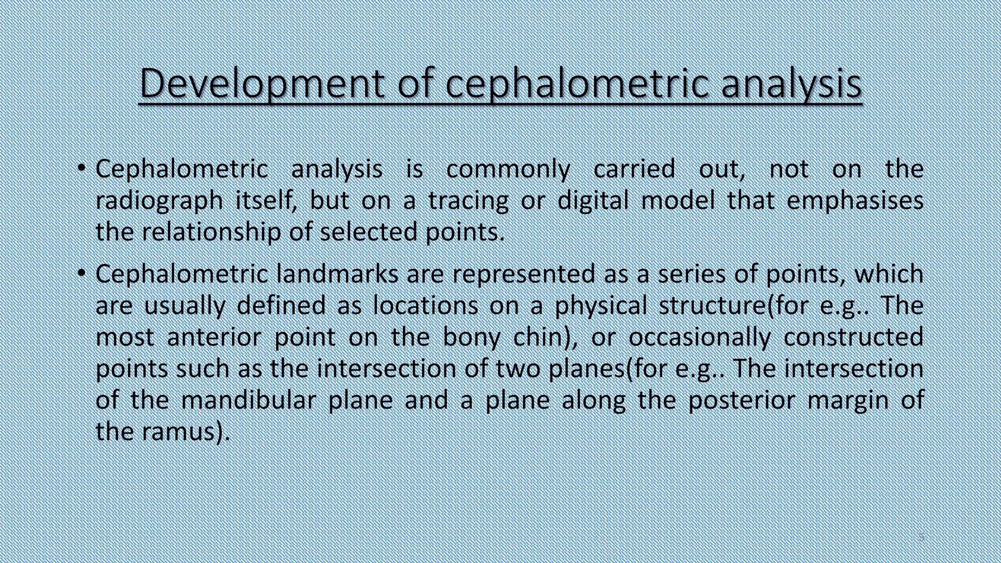 Lateral cephalometric analysis of hard tissues | PPTX