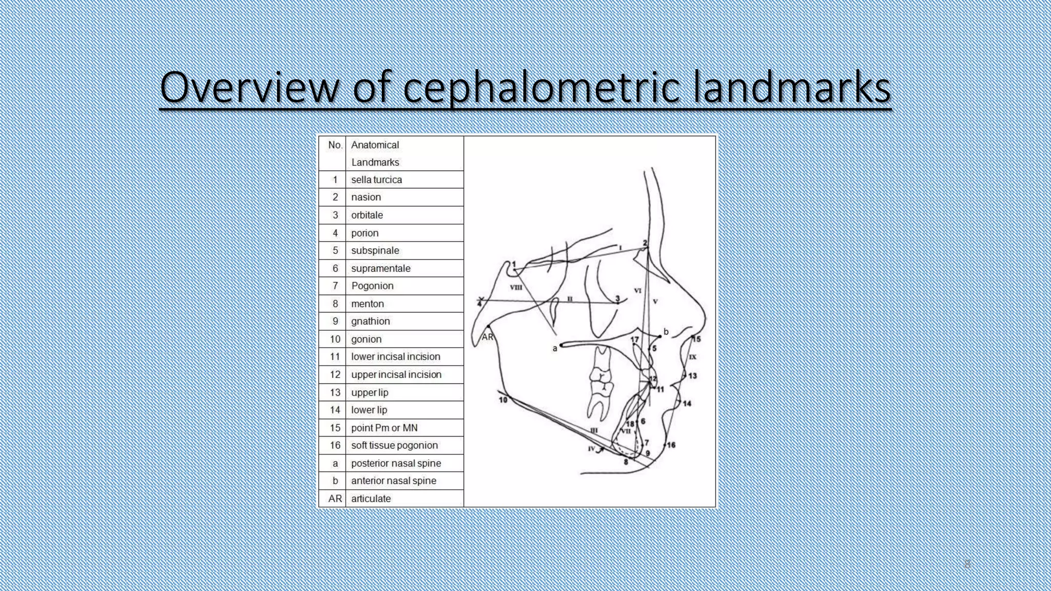 Lateral cephalometric analysis of hard tissues | PPTX | Dental Health ...