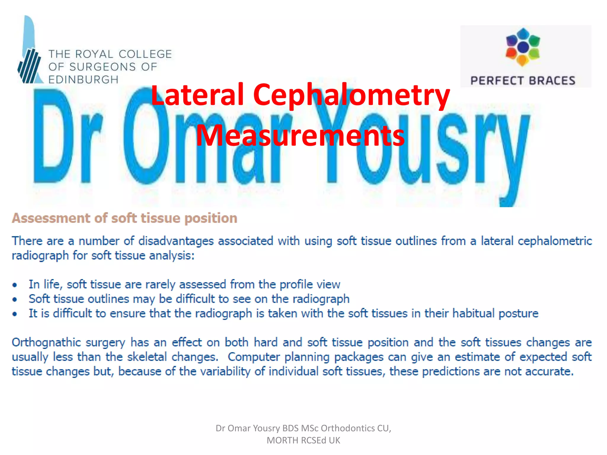 lateral Cephalometry | PPTX