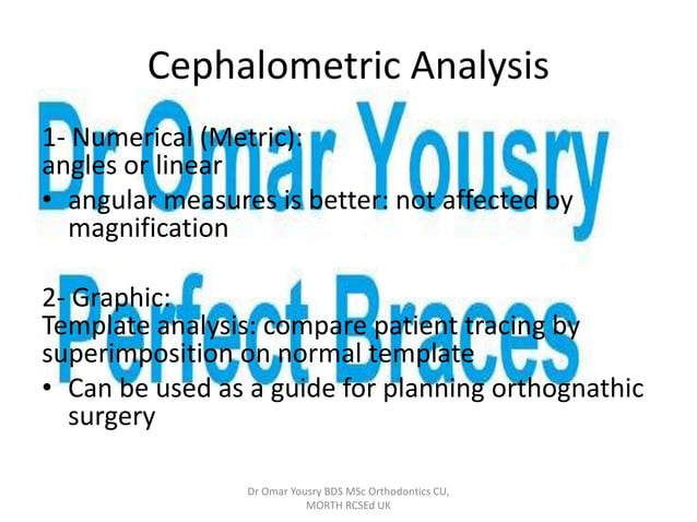 lateral Cephalometry | PPTX