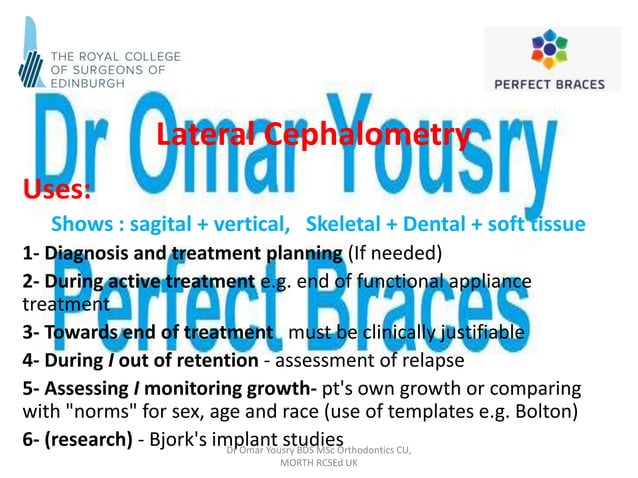 lateral Cephalometry | PPTX