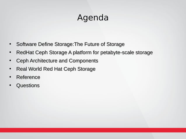 Ceph as software define storage | PPT