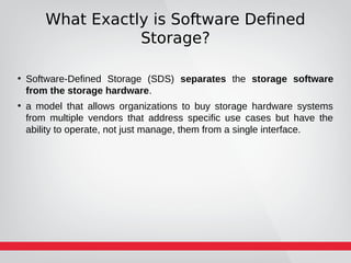 Ceph as software define storage | PPT